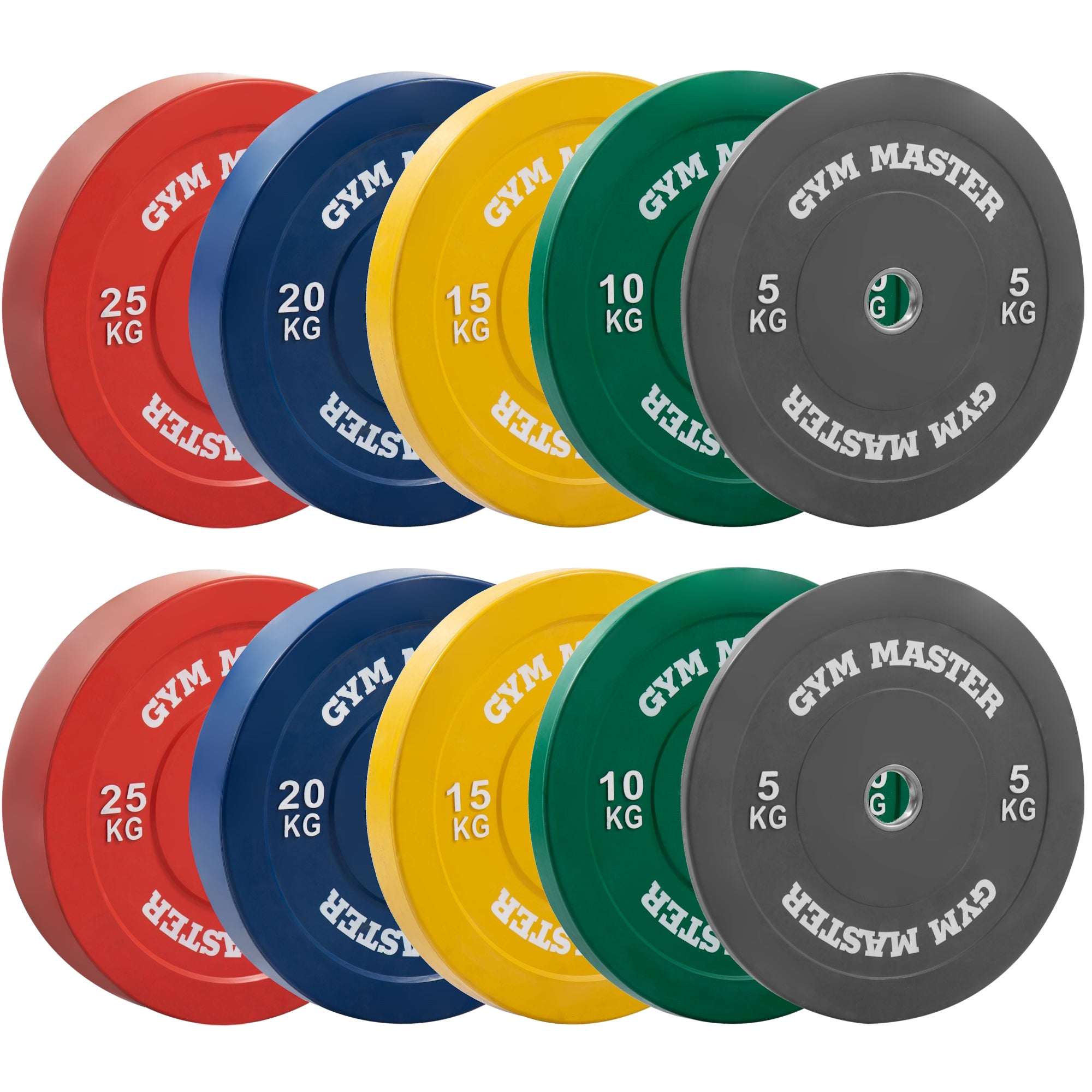 Coloured Bumper Plates Set & Change Plates & Storage Trolley – Gym ...